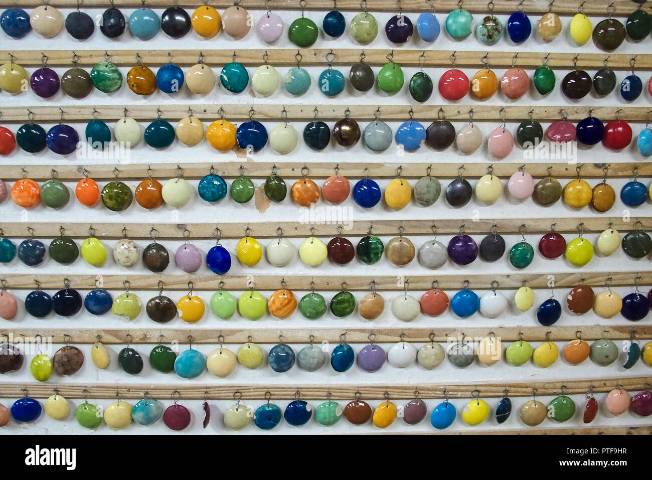 Ceramic colors expo and demo. types of colours to make ceramic Stock ...