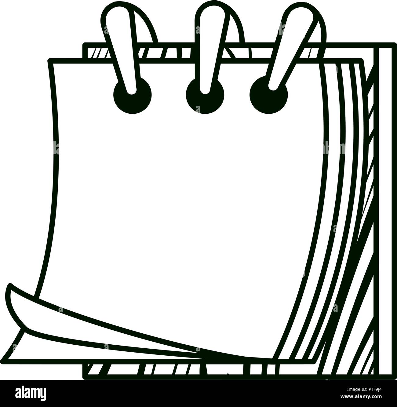 Blank calendar isolated Stock Vector Image & Art - Alamy