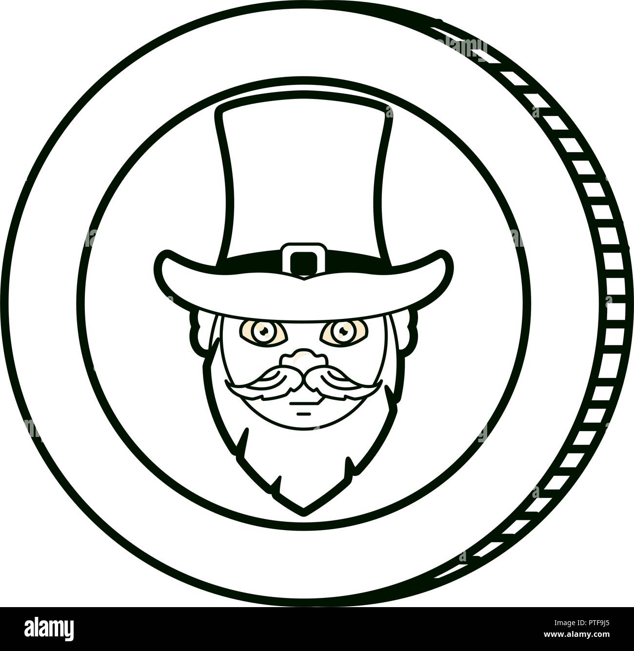 Irish coin stacked Stock Vector Image & Art - Alamy