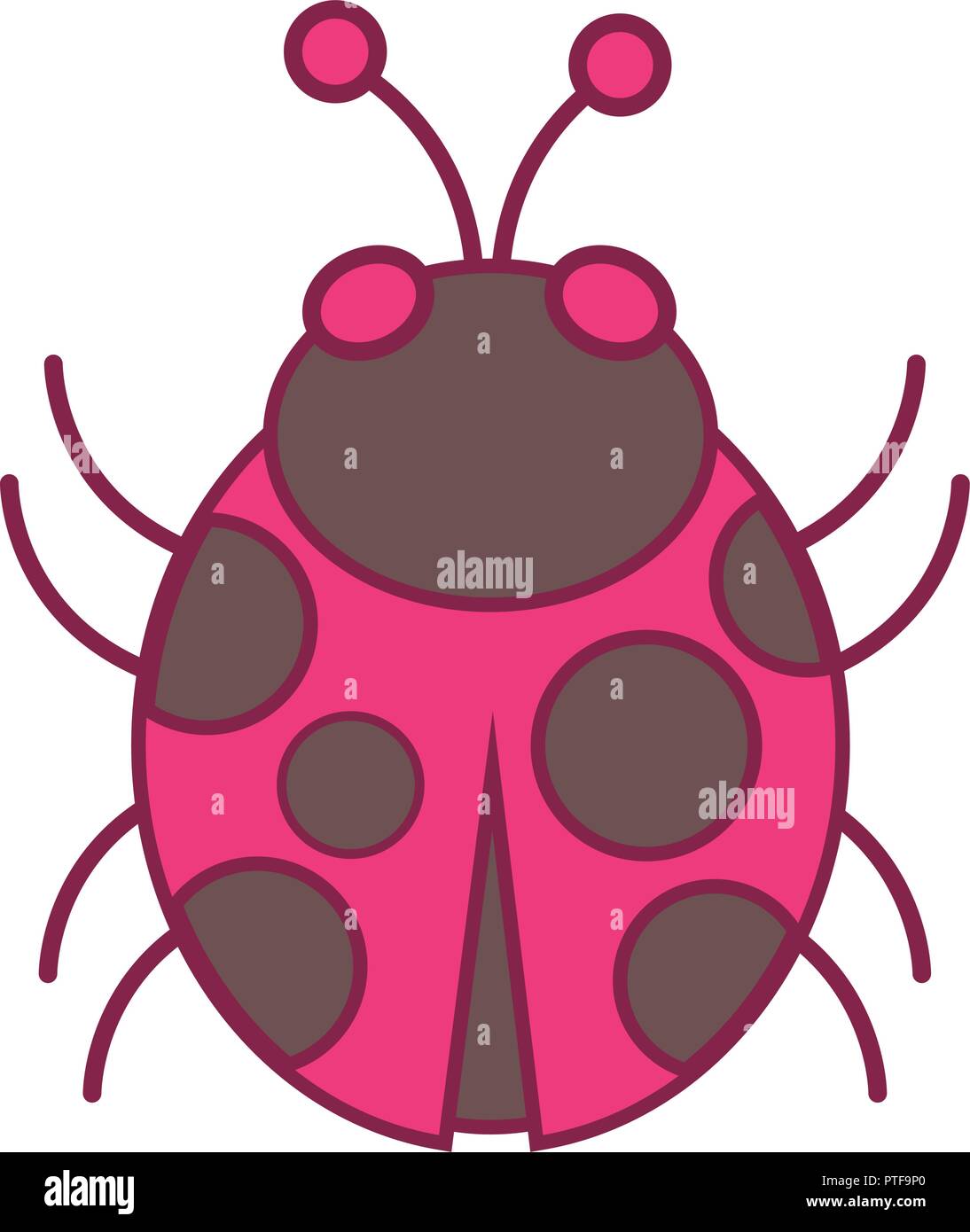 ladybug cute cartoon Stock Vector Image & Art - Alamy