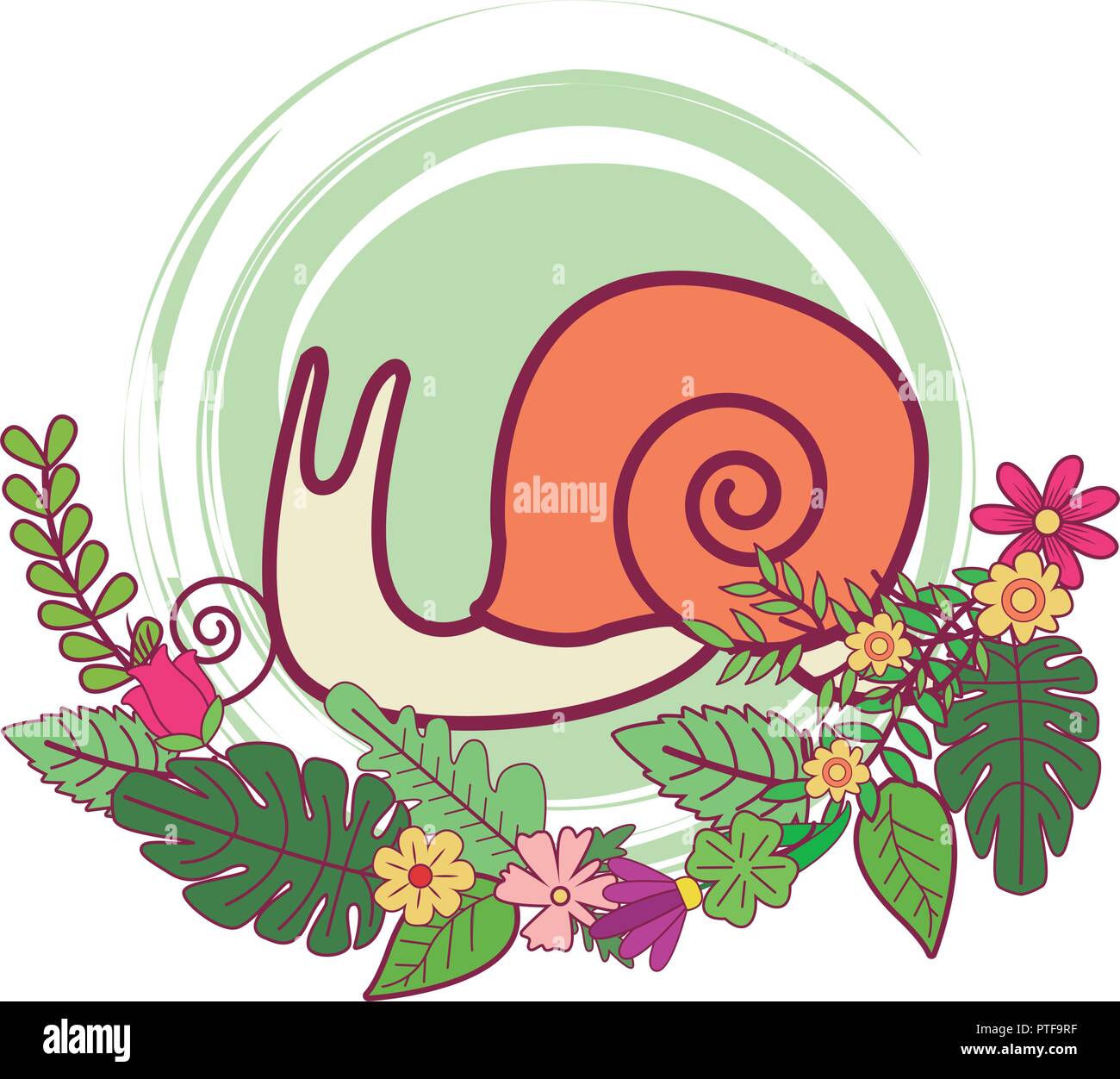 slug cute cartoon Stock Vector Image & Art - Alamy