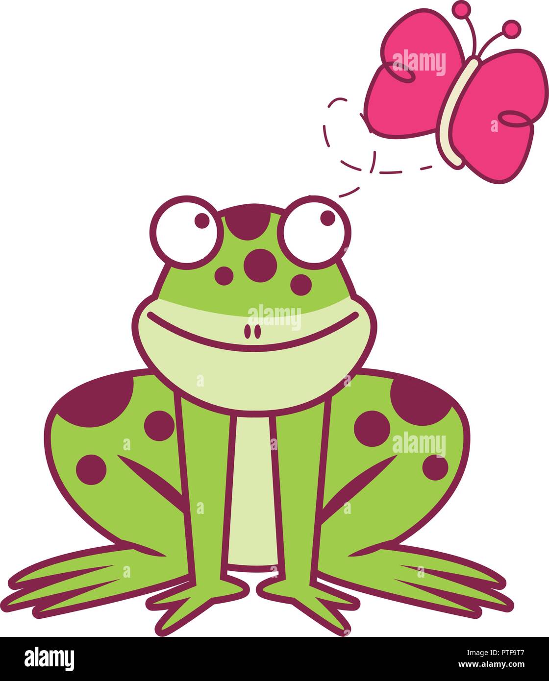 Leapfrog Frog Stock Vector Images - Alamy