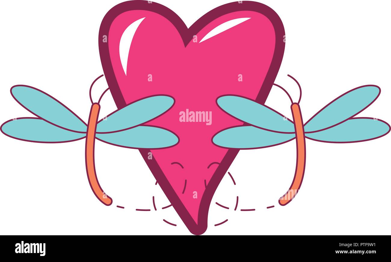 Ladybird heart Stock Vector Images - Alamy