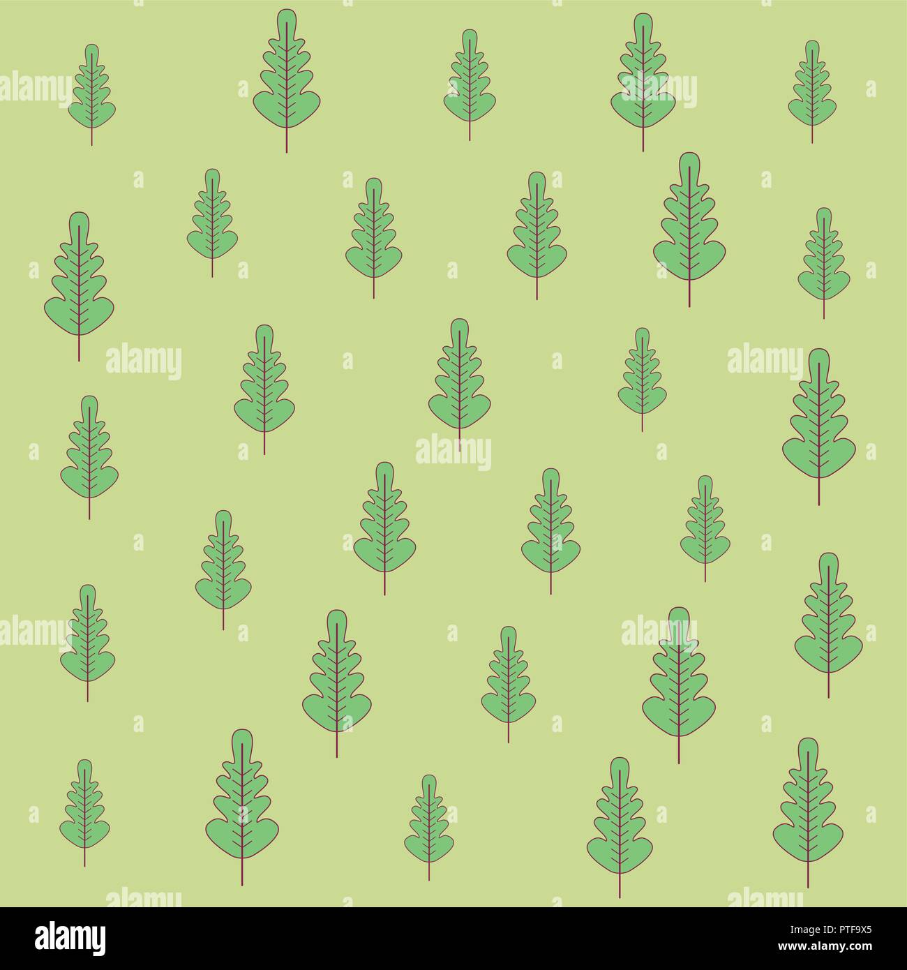 Leaf nature symbol pattern background Stock Vector Image & Art - Alamy