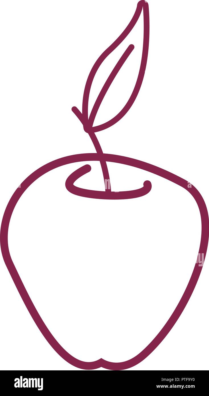 Pink apple cartoon Stock Vector Image & Art - Alamy