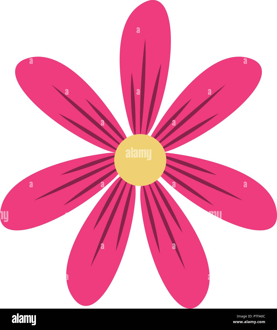 Flower cartoon isolated Stock Vector Image & Art - Alamy