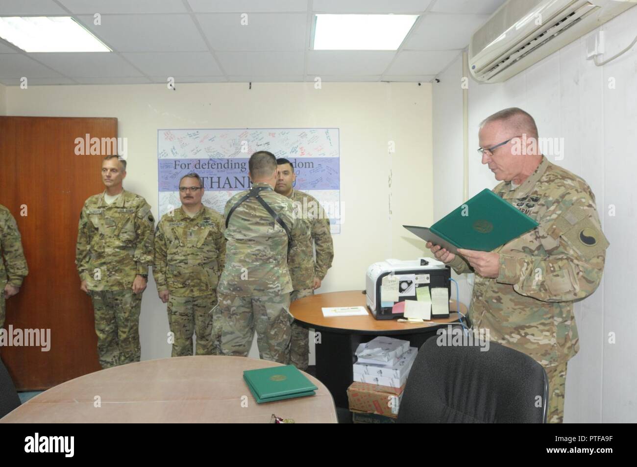 AL SALEM AIR BASE, Kuwait – Col. Mark Beckler Commander of the 29th ...
