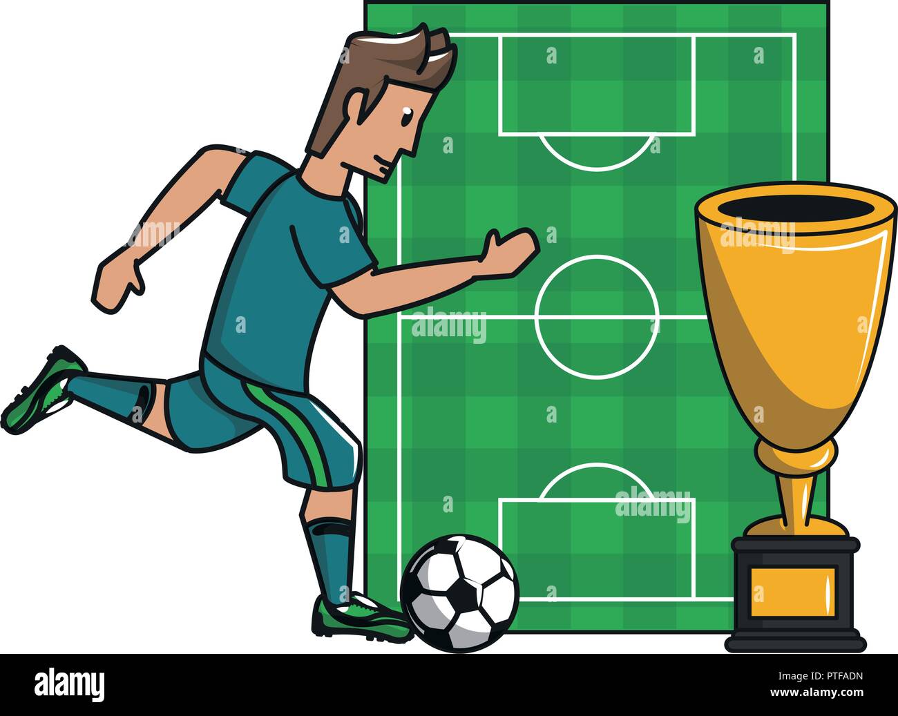 Soccer sport game cartoons Stock Vector Image & Art - Alamy