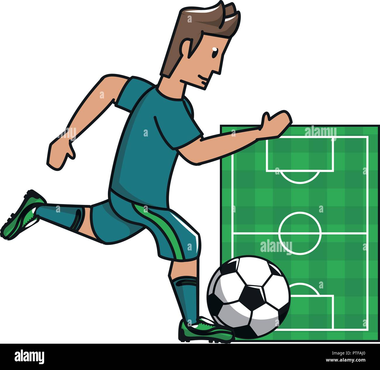 Soccer sport game cartoons Stock Vector Image & Art - Alamy