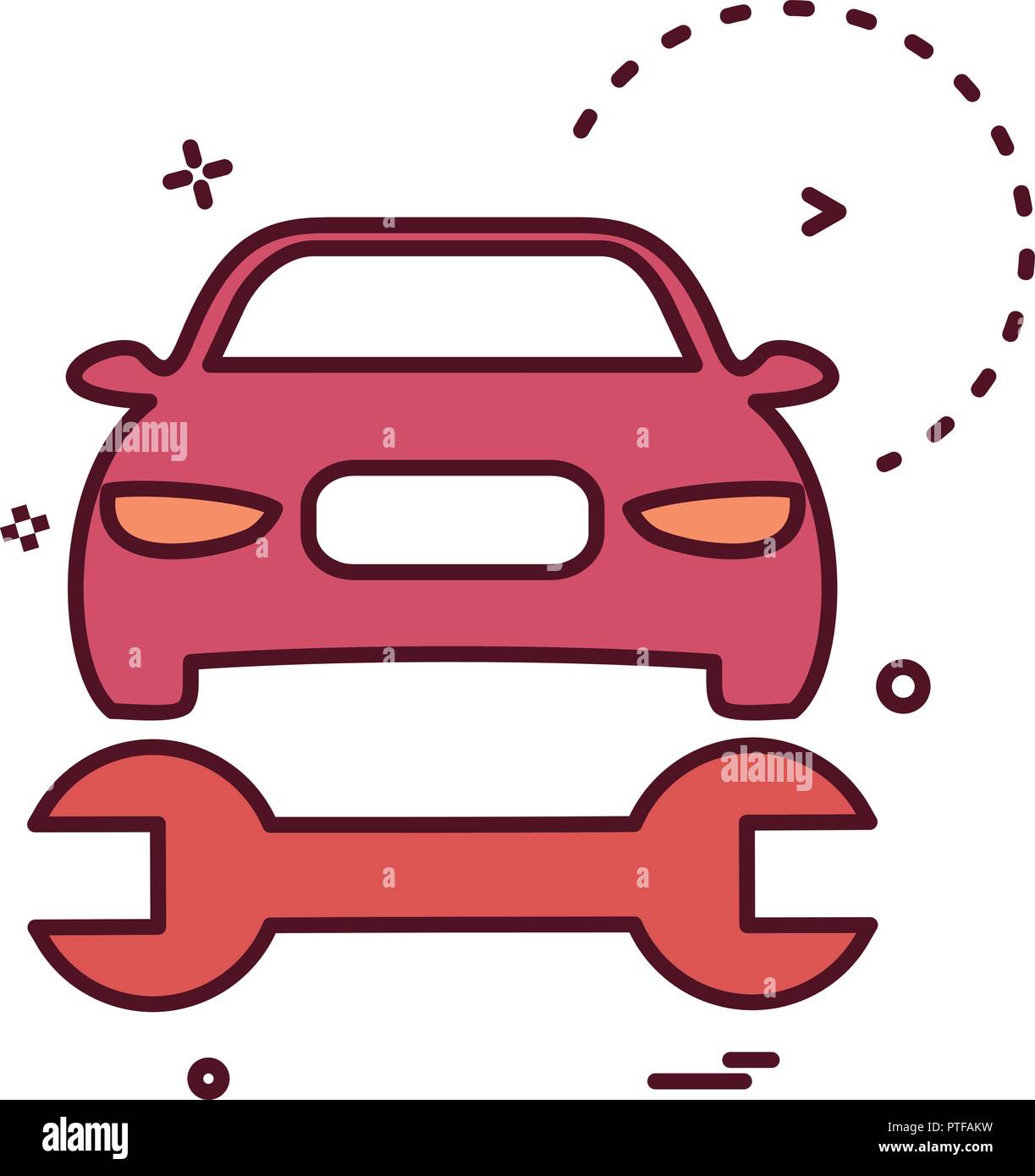 car wrench repairing icon vector design Stock Vector Image & Art - Alamy