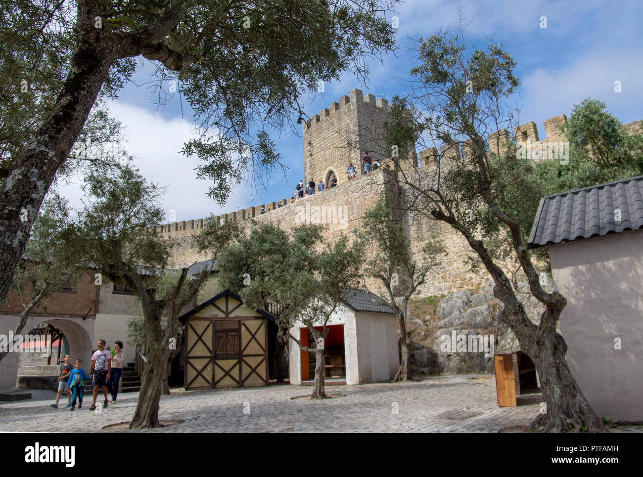 Obidos castle, now Hotel Pousada, Obidos, Leiria distric, Portugal ...