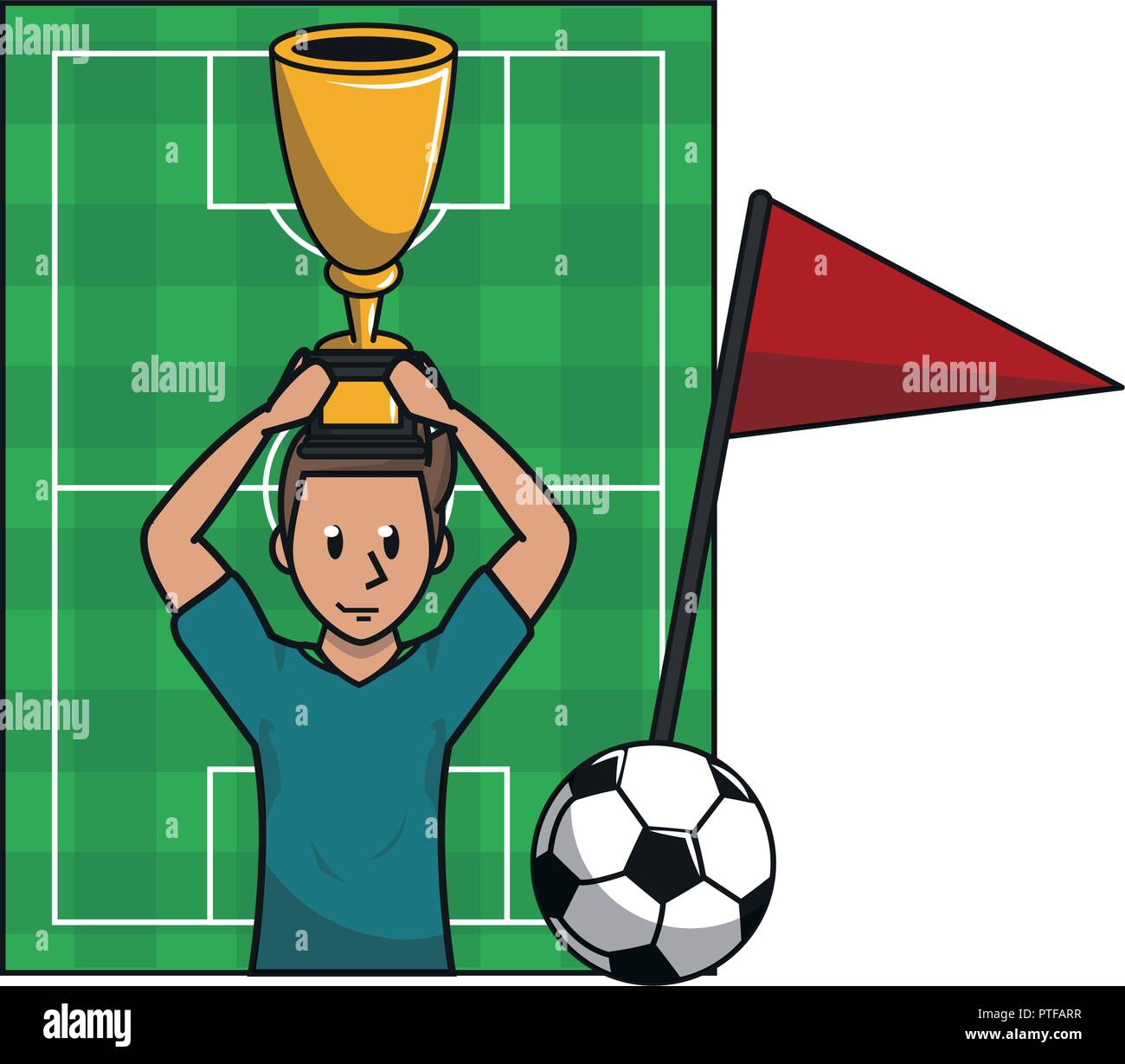 Soccer sport game cartoons Stock Vector Image & Art - Alamy