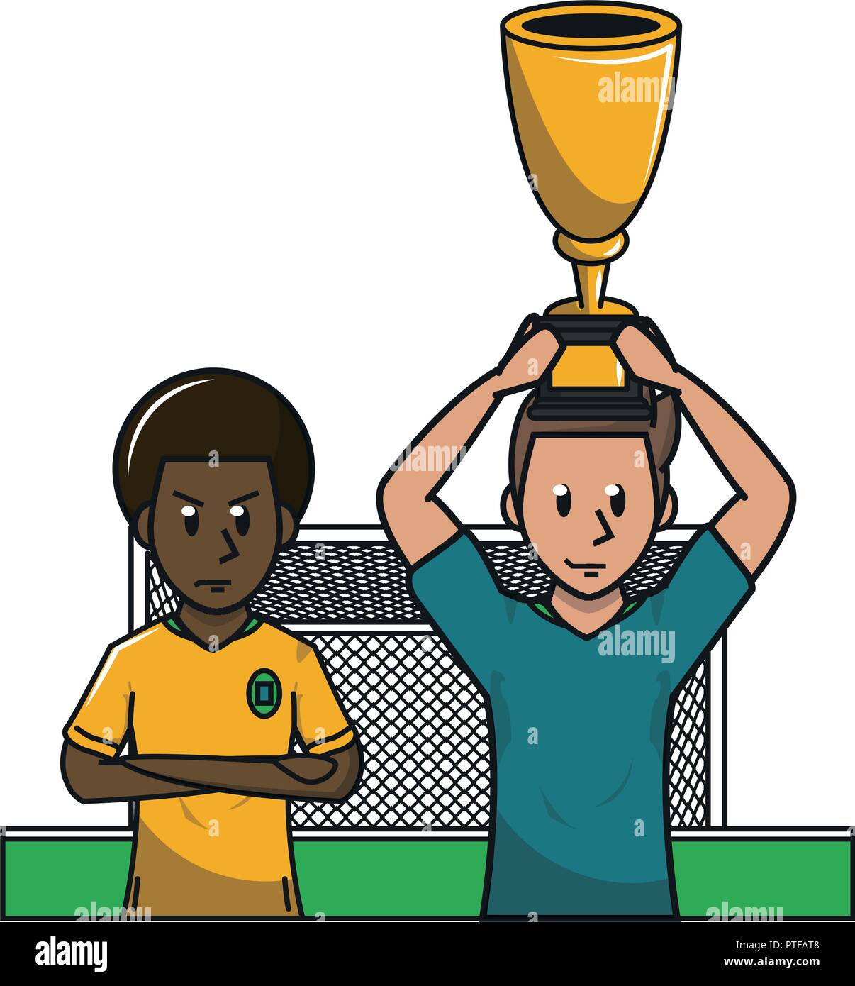 Soccer sport game cartoons Stock Vector Image & Art - Alamy