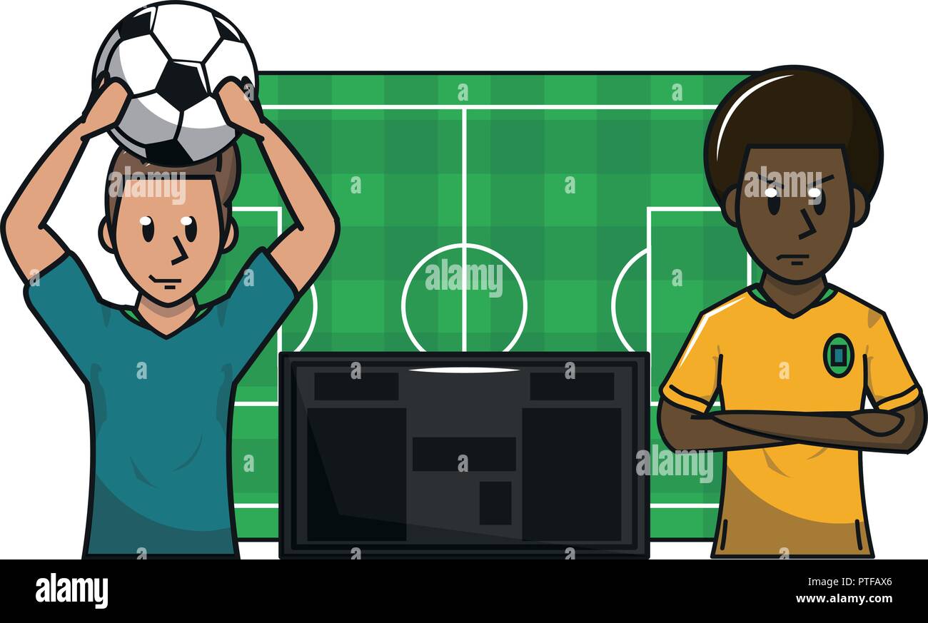Soccer sport game cartoons Stock Vector Image & Art - Alamy