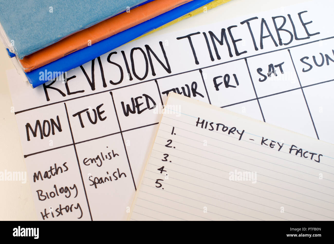 Revision hi-res stock photography and images - Alamy