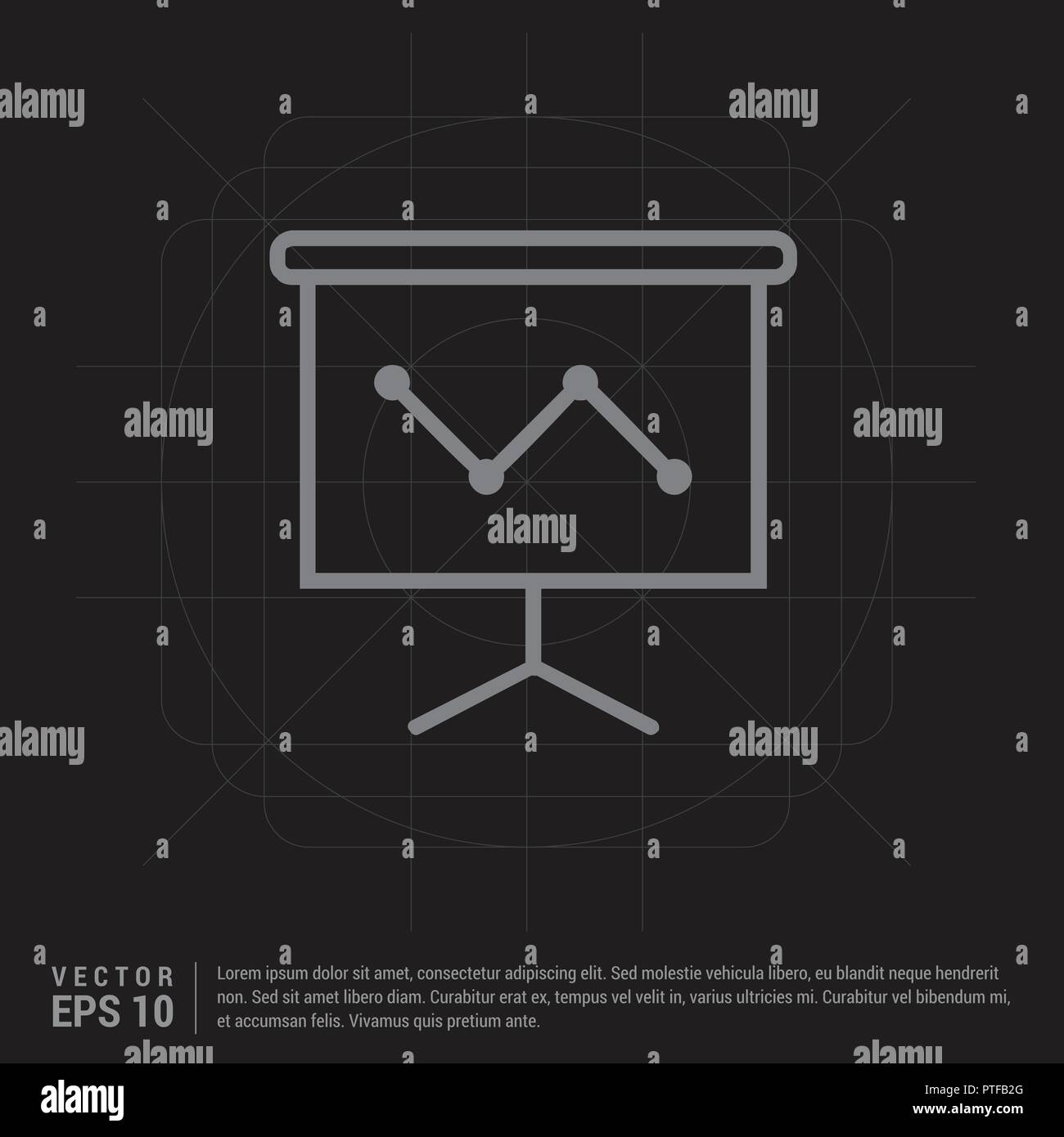 Business graph icon Stock Vector Image & Art - Alamy