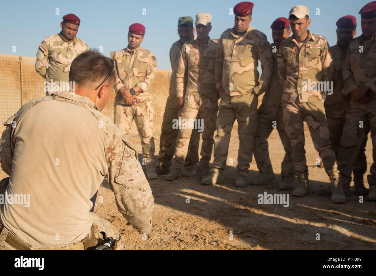 U.S. Marine Corps Sgt. Matthew Hopper, deployed in support of Combined ...