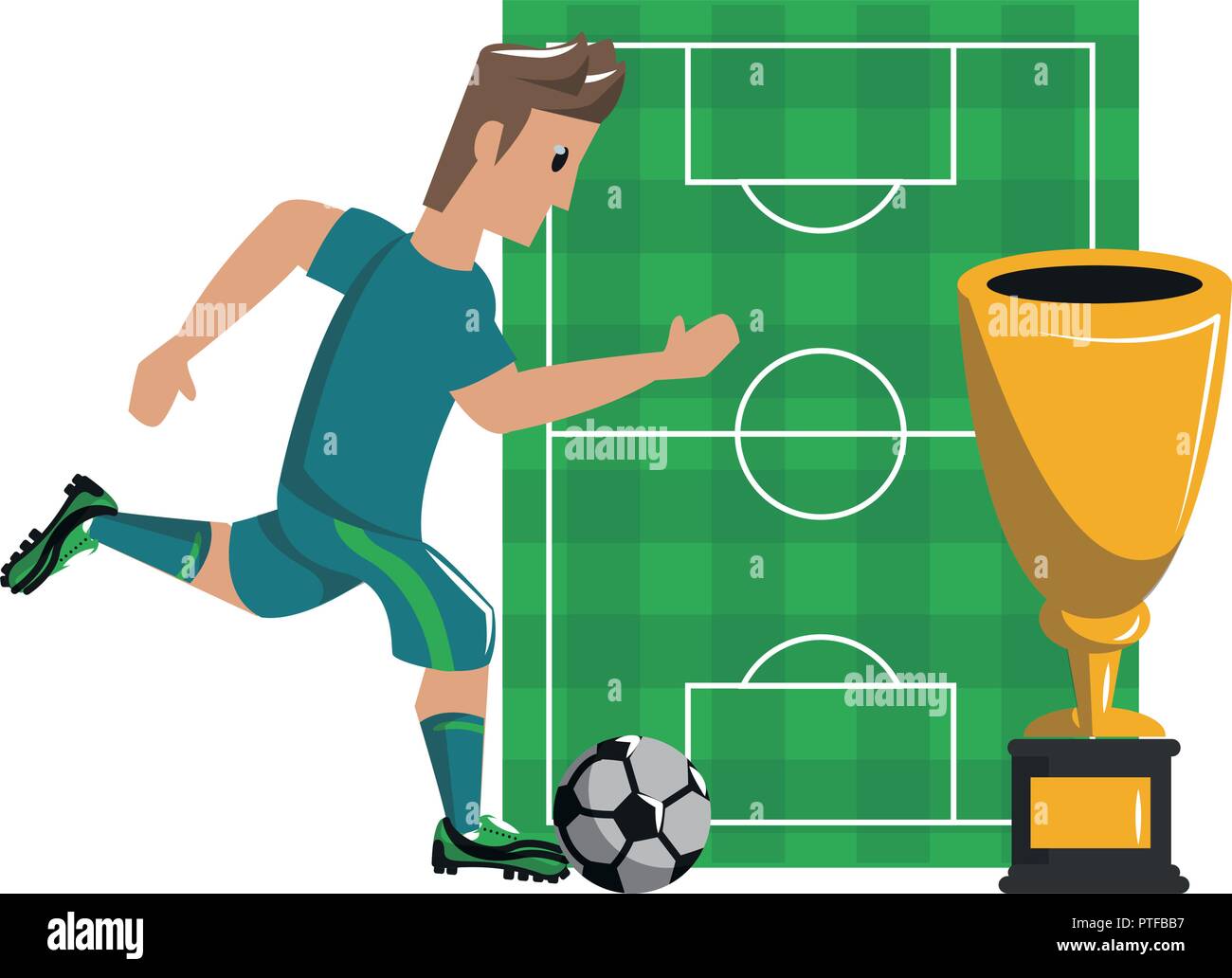 Soccer sport game cartoons Stock Vector Image & Art - Alamy