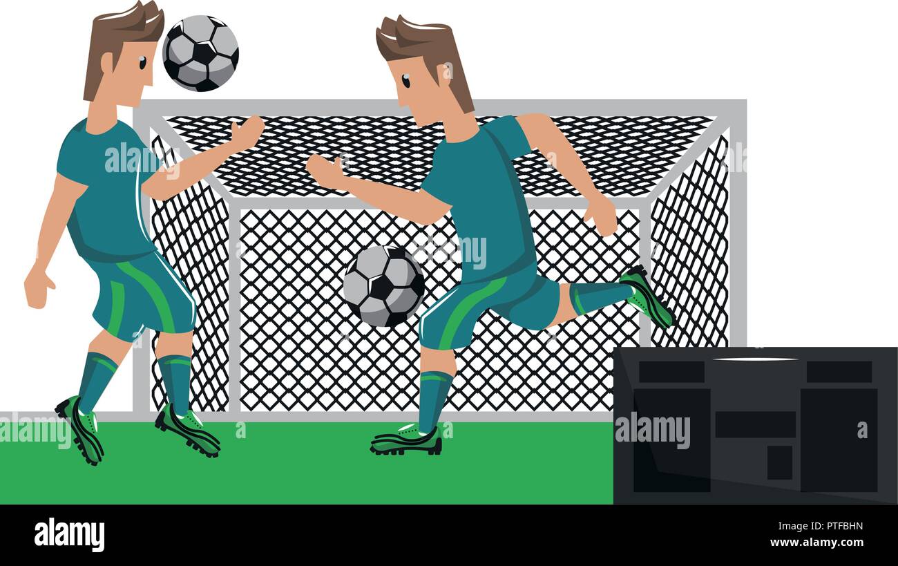 Soccer sport game cartoons Stock Vector Image & Art - Alamy