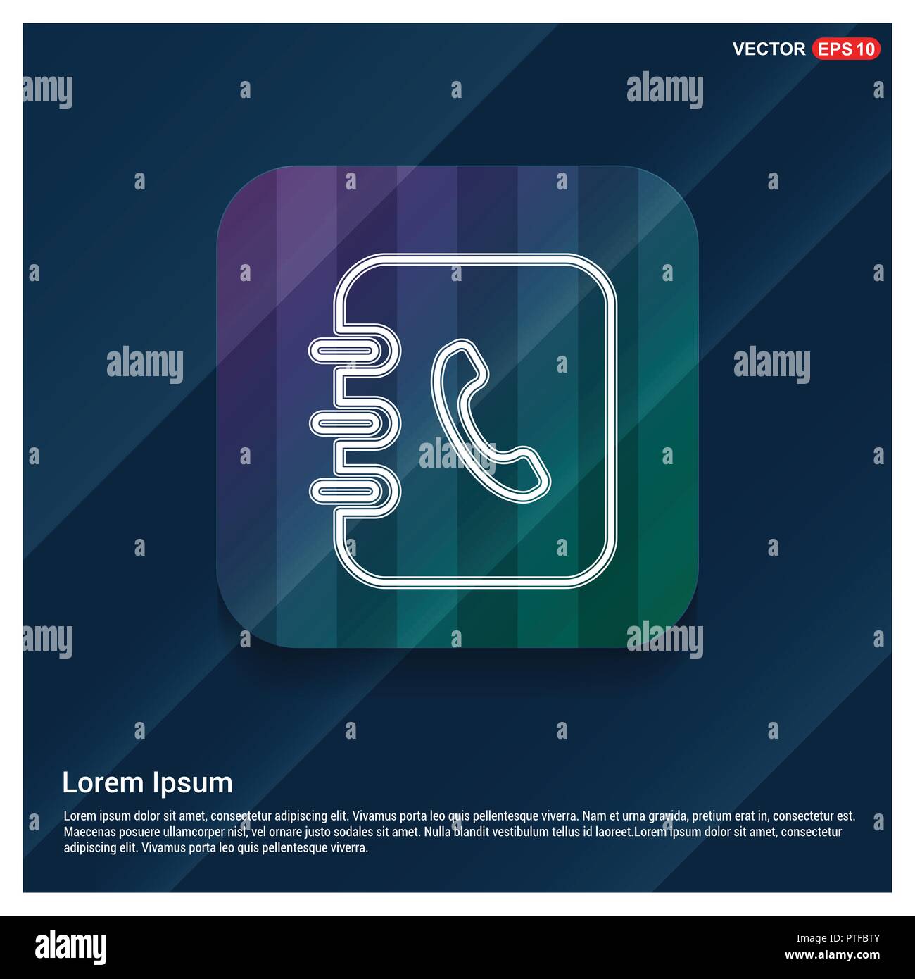 Contact book icon Stock Vector Image & Art - Alamy