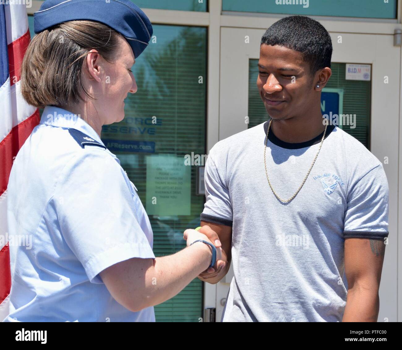 Lt. Col. Casey Pombert, Air Force Reserve Central Recruiting Squadron ...