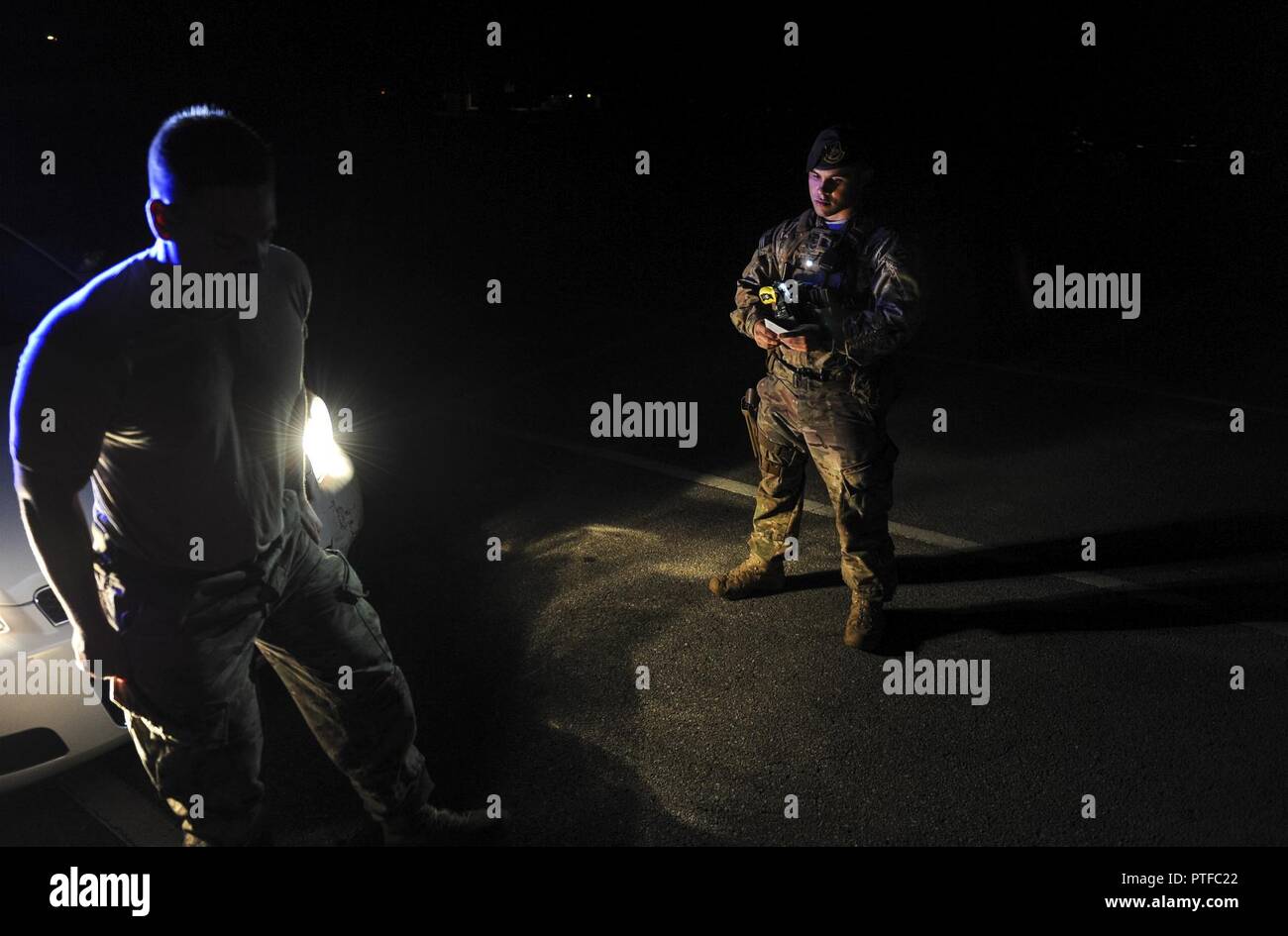 Staff Sgt. Jelani Acevedo-Morales, a patrolman with the 1st Special ...