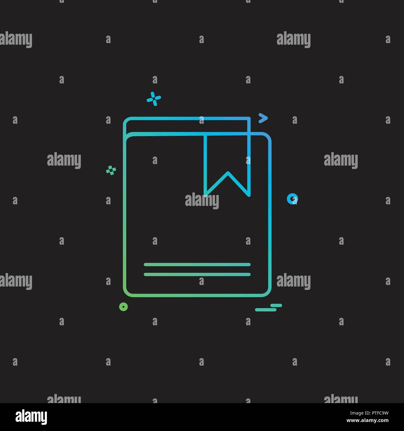 Book Icon Design Vector Stock Vector Image & Art - Alamy