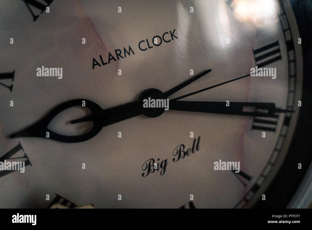 Alarm Clock Big Bell Stock Photo - Alamy