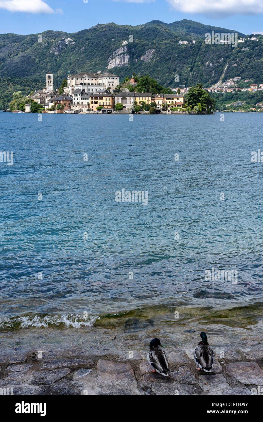 Orta San Giulio, Verbano Cusio Ossola, Piedmont, Italy: San Giulio ...