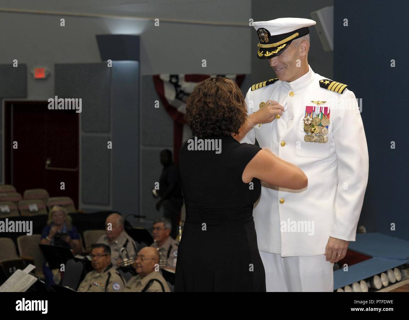 CHRISTI, Texas (July 20, 2017) Amie Brock pins the Command Ashore ...