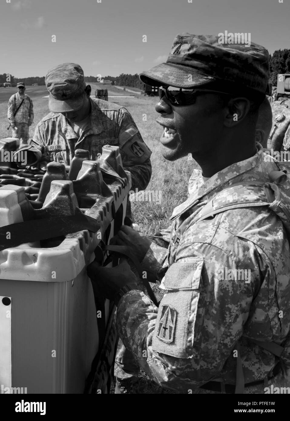 Sgt. Matthew Bell, Company A, 113th Support Battalion, 76th Infantry ...