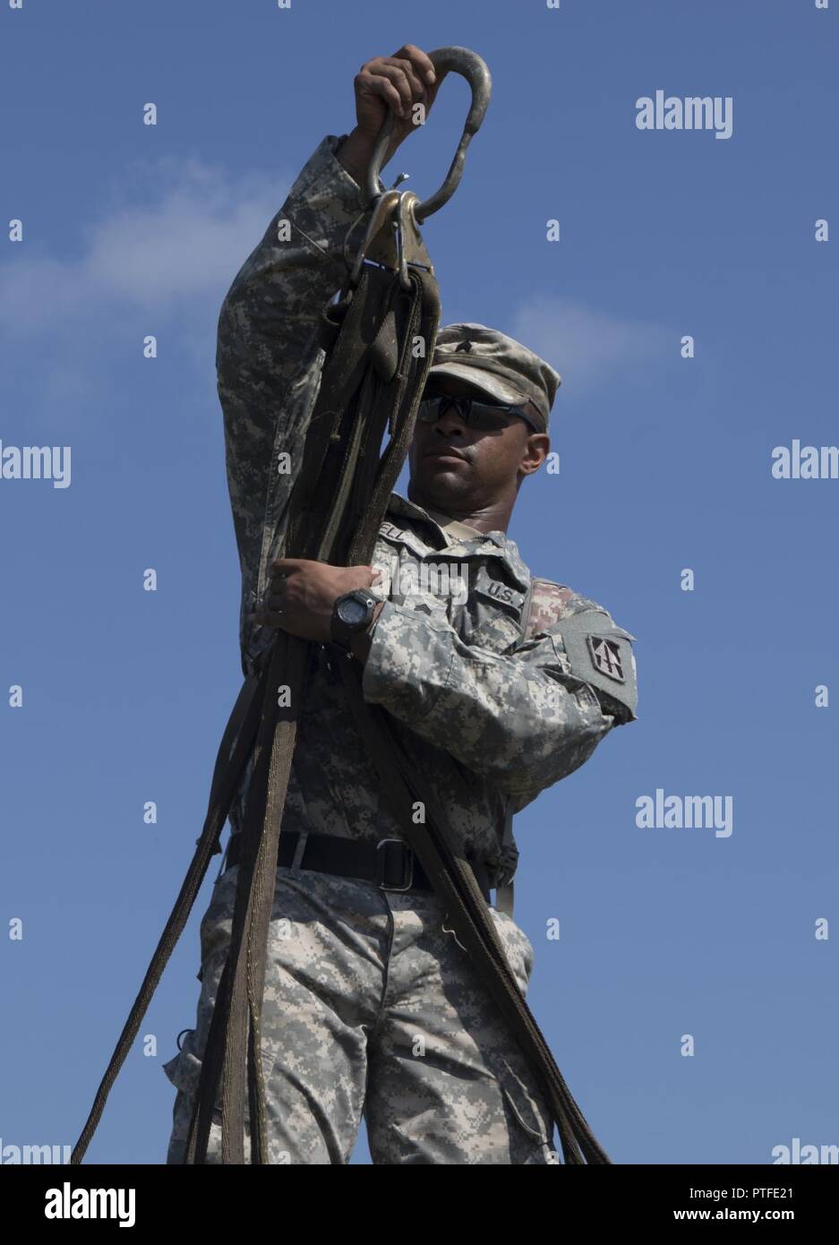 Sgt. Matthew Bell, Company A, 113th Support Battalion, 76th Infantry ...