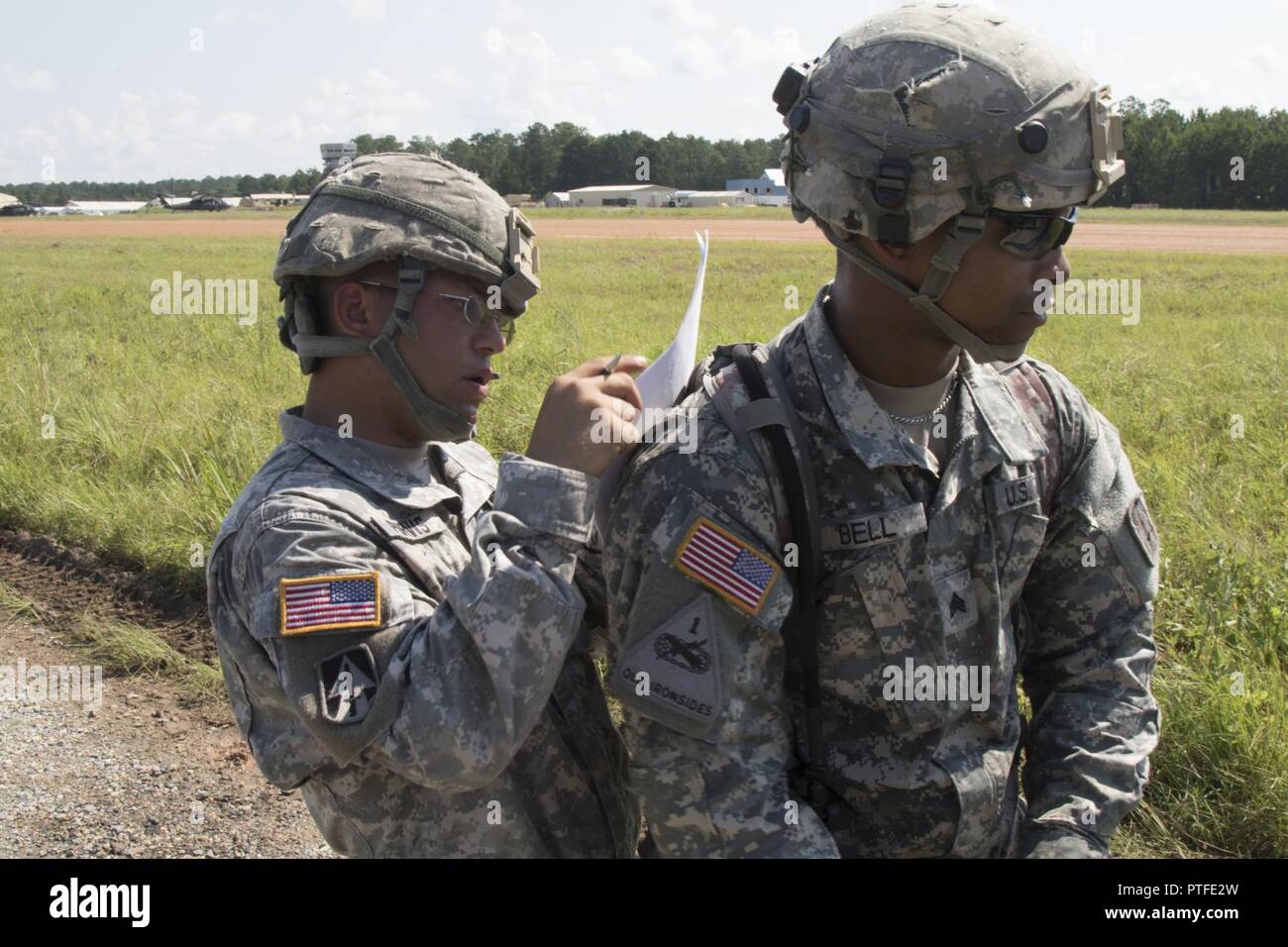 Staff Sgt. Matthew Purvis, with Company A, 113th Support Battalion ...