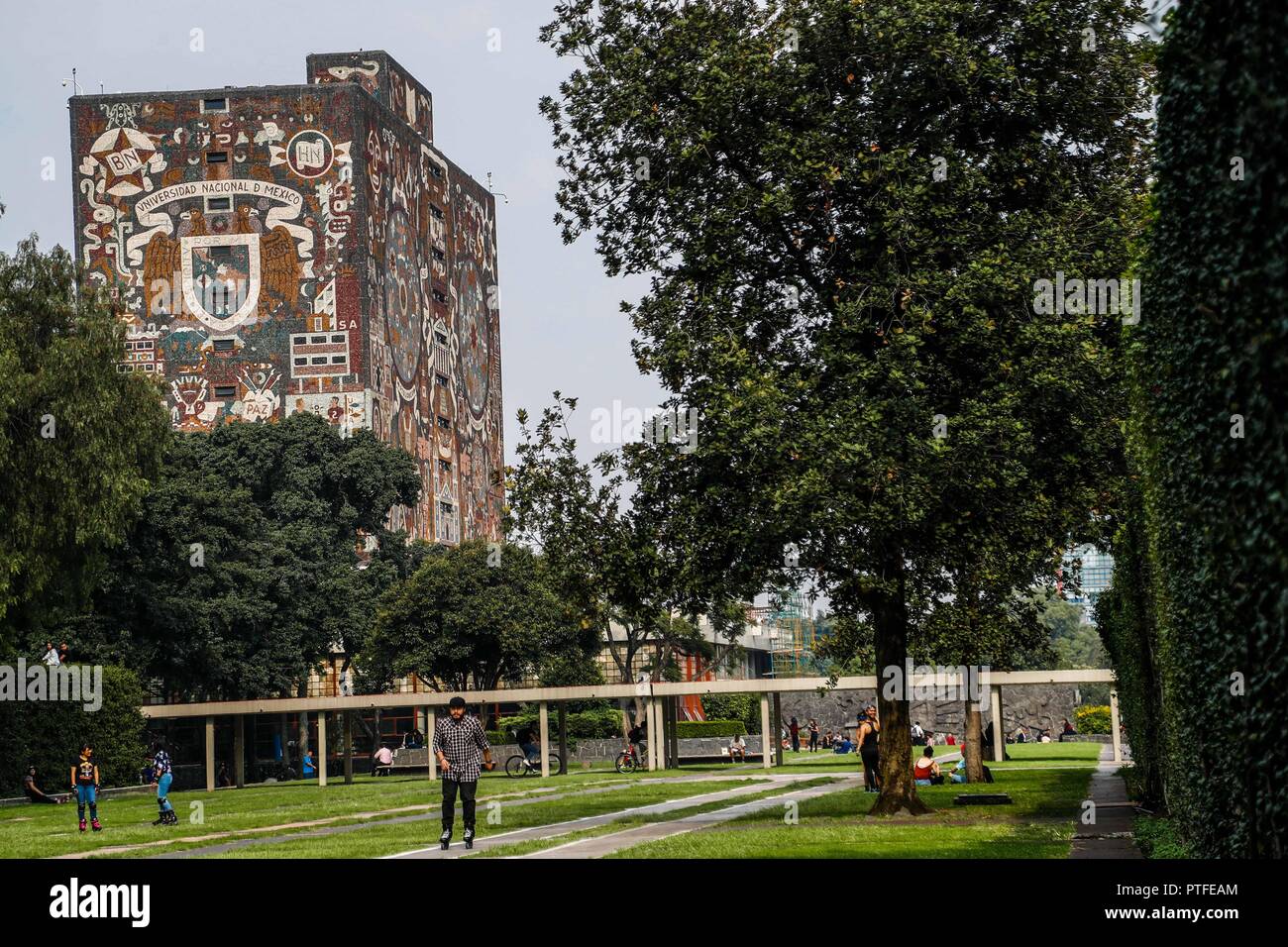 National Autonomous University of Mexico. esplanade of the UNAM rectory ...