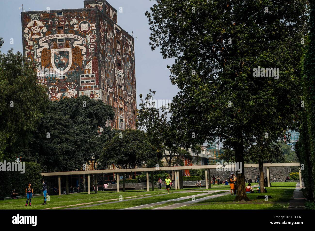 National Autonomous University of Mexico. esplanade of the UNAM rectory ...