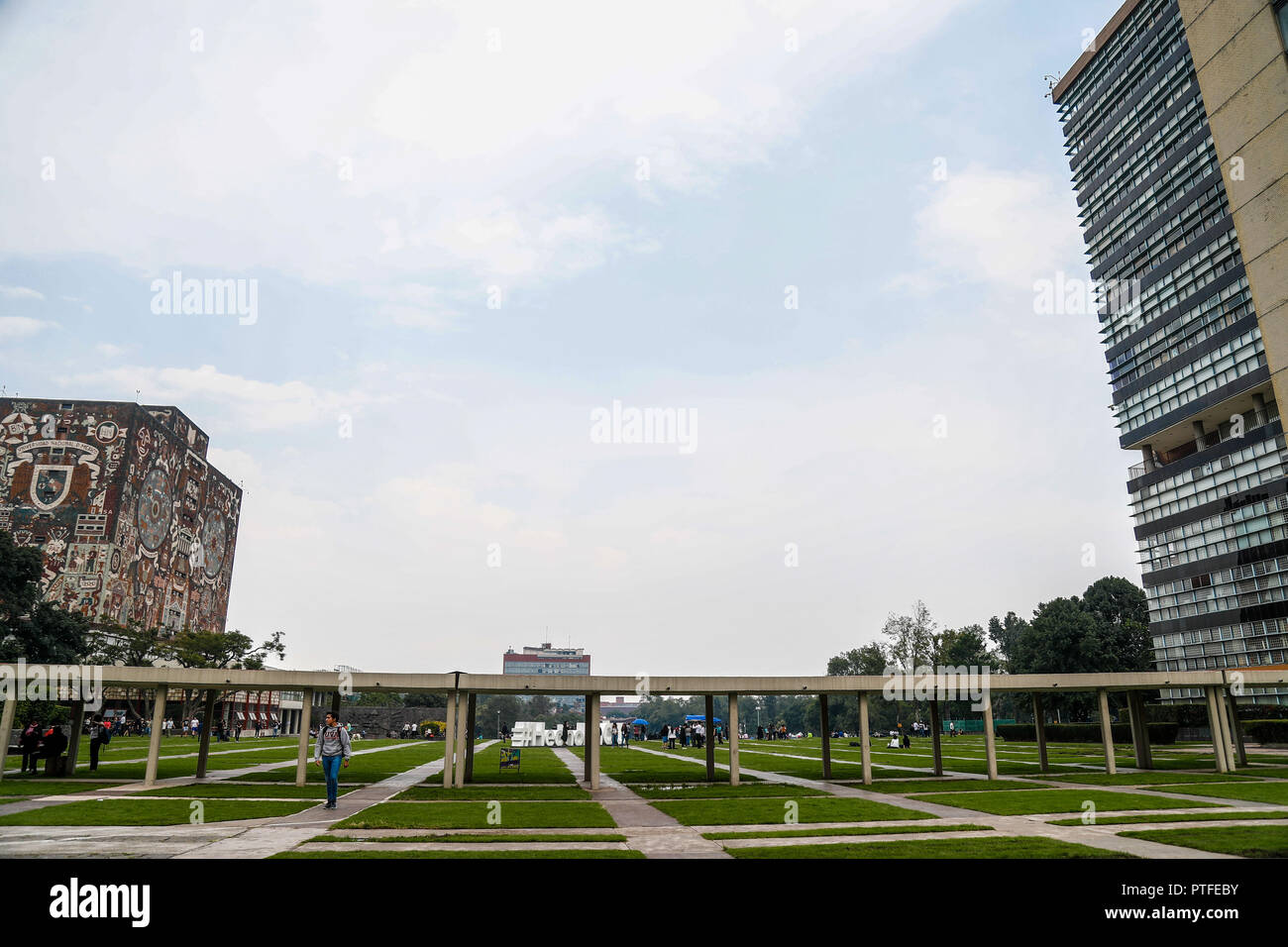 National Autonomous University of Mexico. esplanade of the UNAM rectory ...