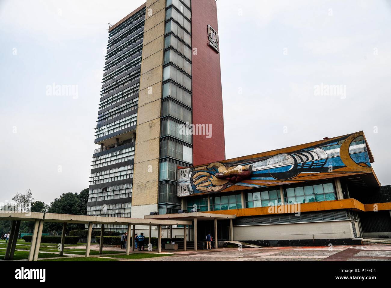 National Autonomous University of Mexico. esplanade of the UNAM rectory ...