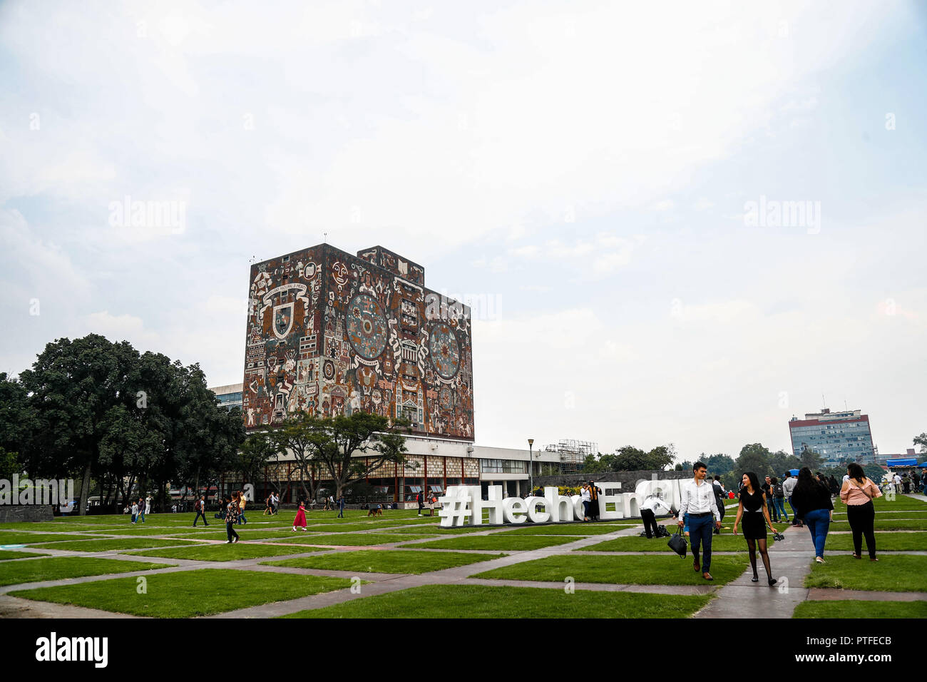 National Autonomous University of Mexico. esplanade of the UNAM rectory ...