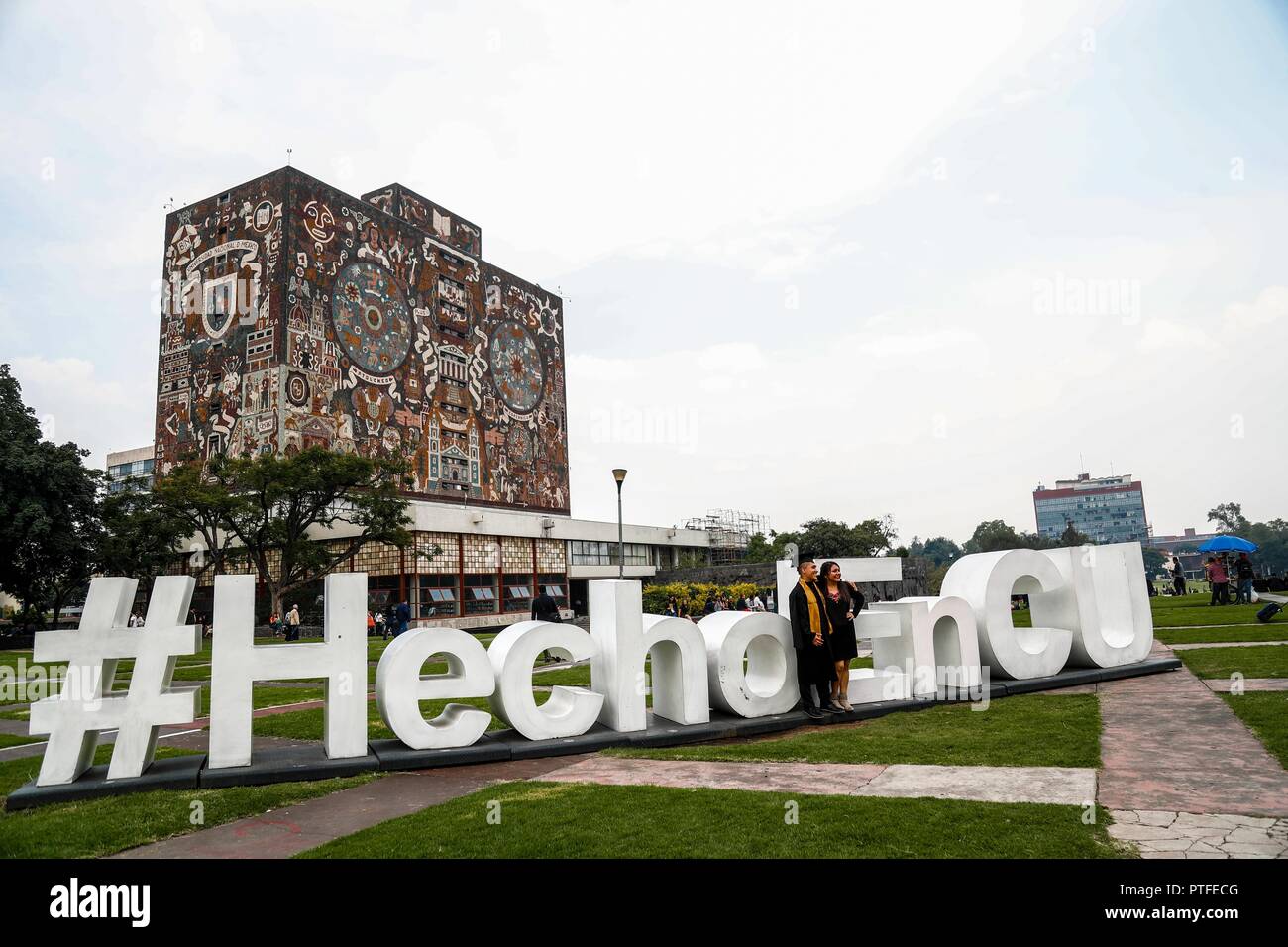 National Autonomous University of Mexico. esplanade of the UNAM rectory ...