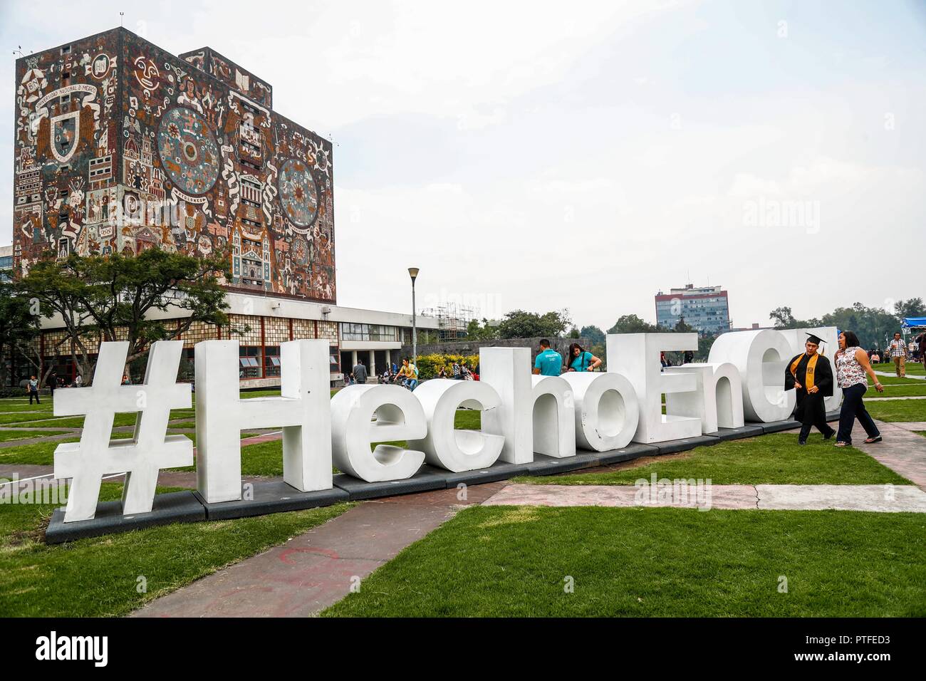 National Autonomous University of Mexico. esplanade of the UNAM rectory ...