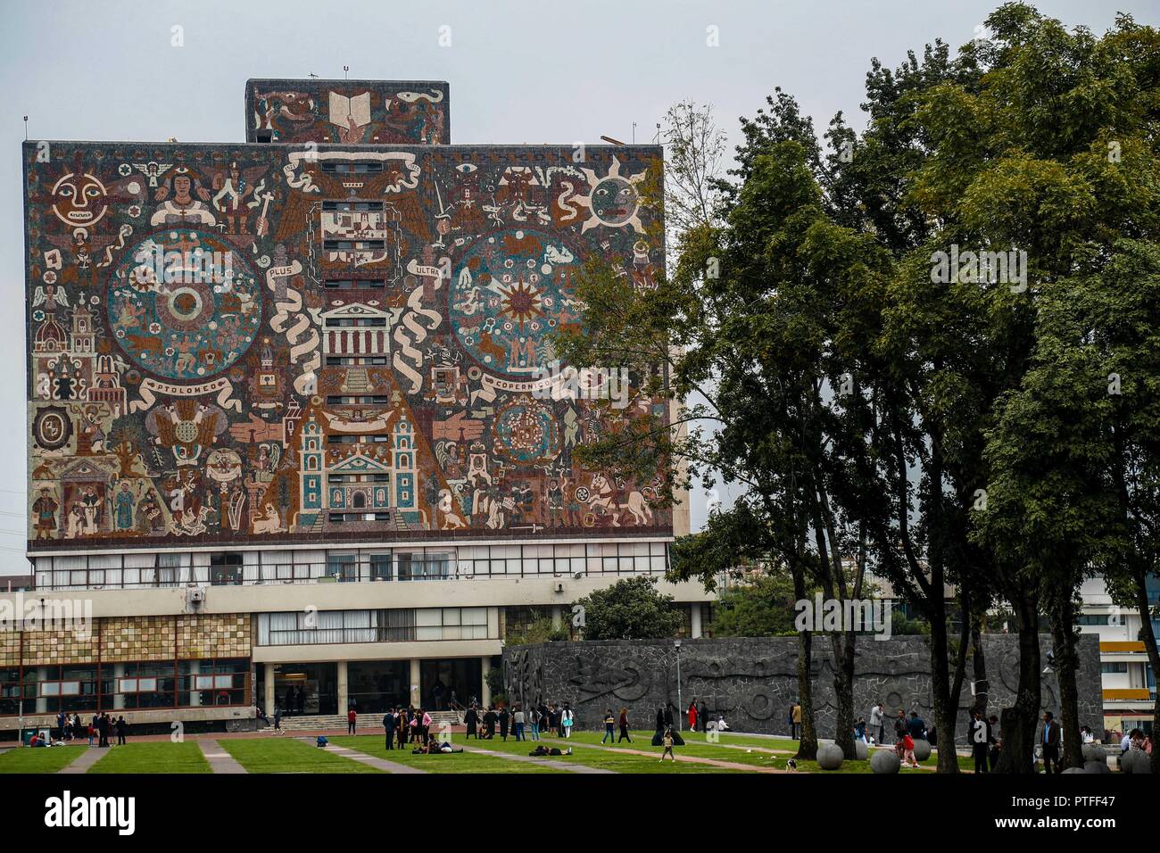 National Autonomous University of Mexico. esplanade of the UNAM rectory ...