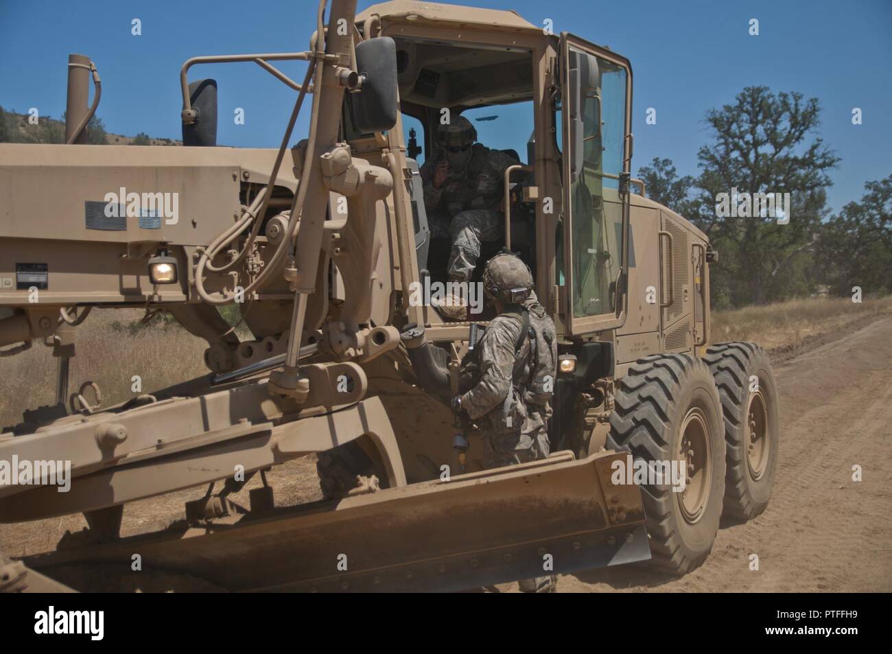 Sgt. Robert Burns, a squad leader with the 718th Engineer Company ...