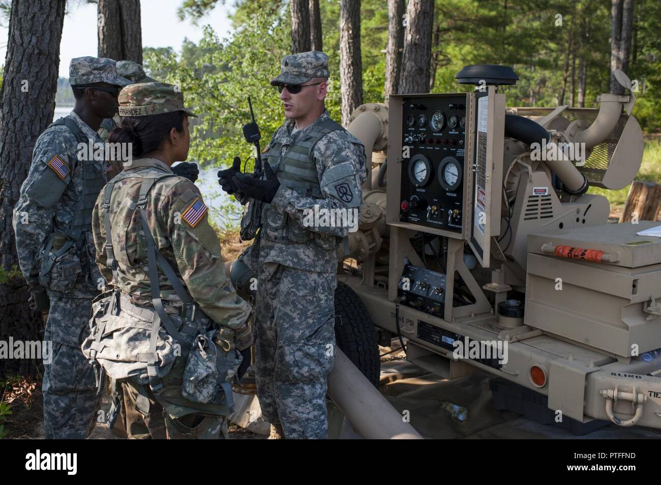 U.S.Army Reserve Sgt. James Powell, with the 728th Quartermaster ...