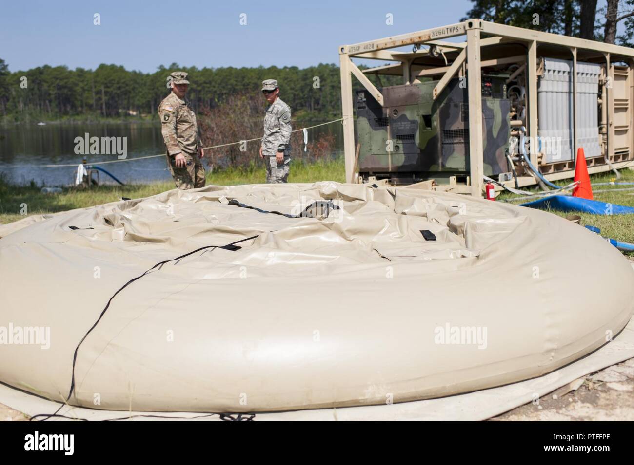 U.S. Army Reserve Soldiers with the 326th Quartermaster Company, New ...
