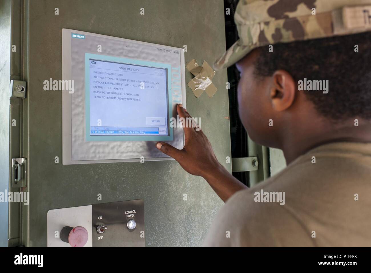 A Laundry Advanced System (LADS) is programed by the U.S. Army Reserve ...