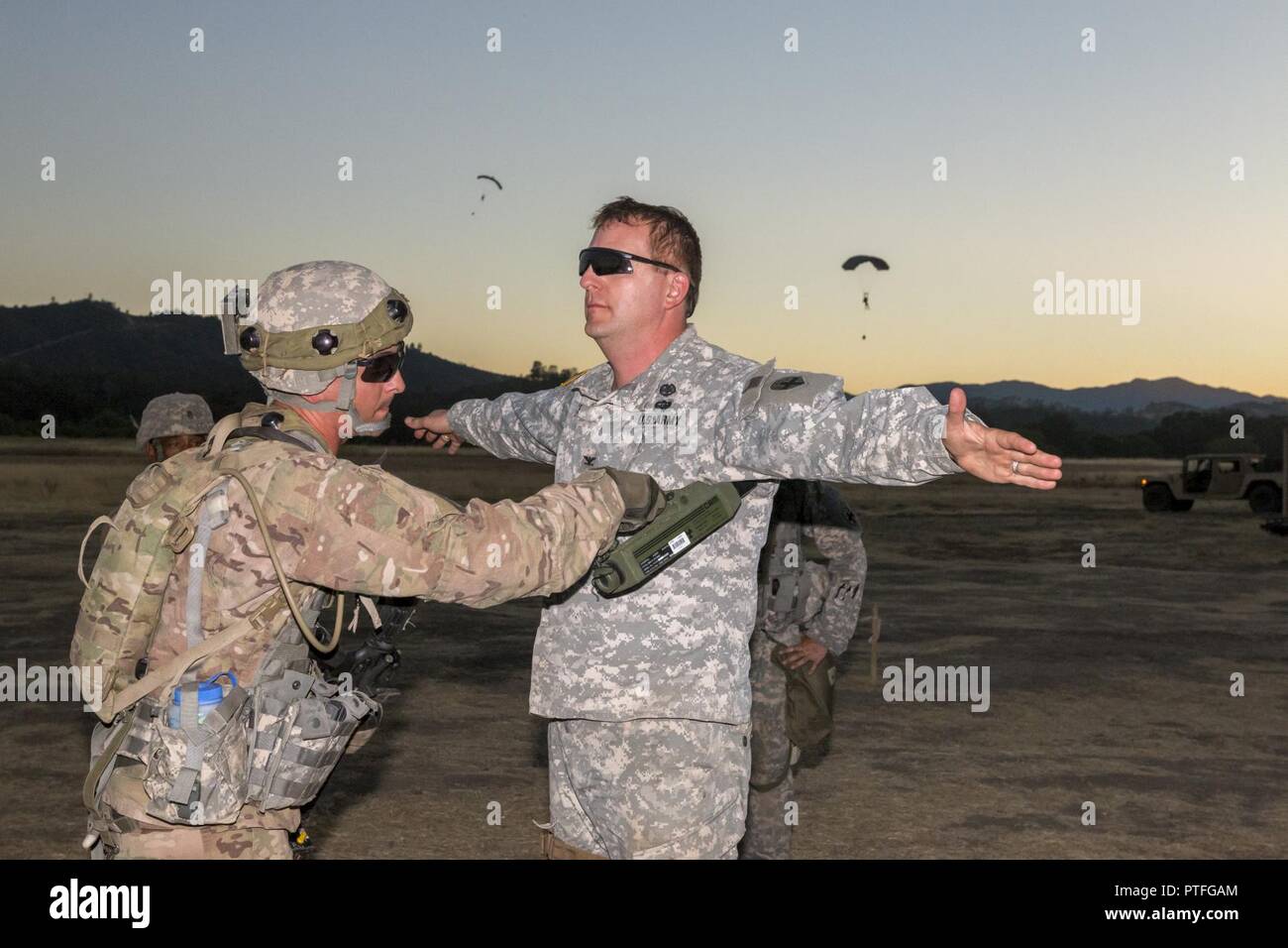 SPC Swaggerty scans COL Pace, Commander of the 345th Combat Support ...