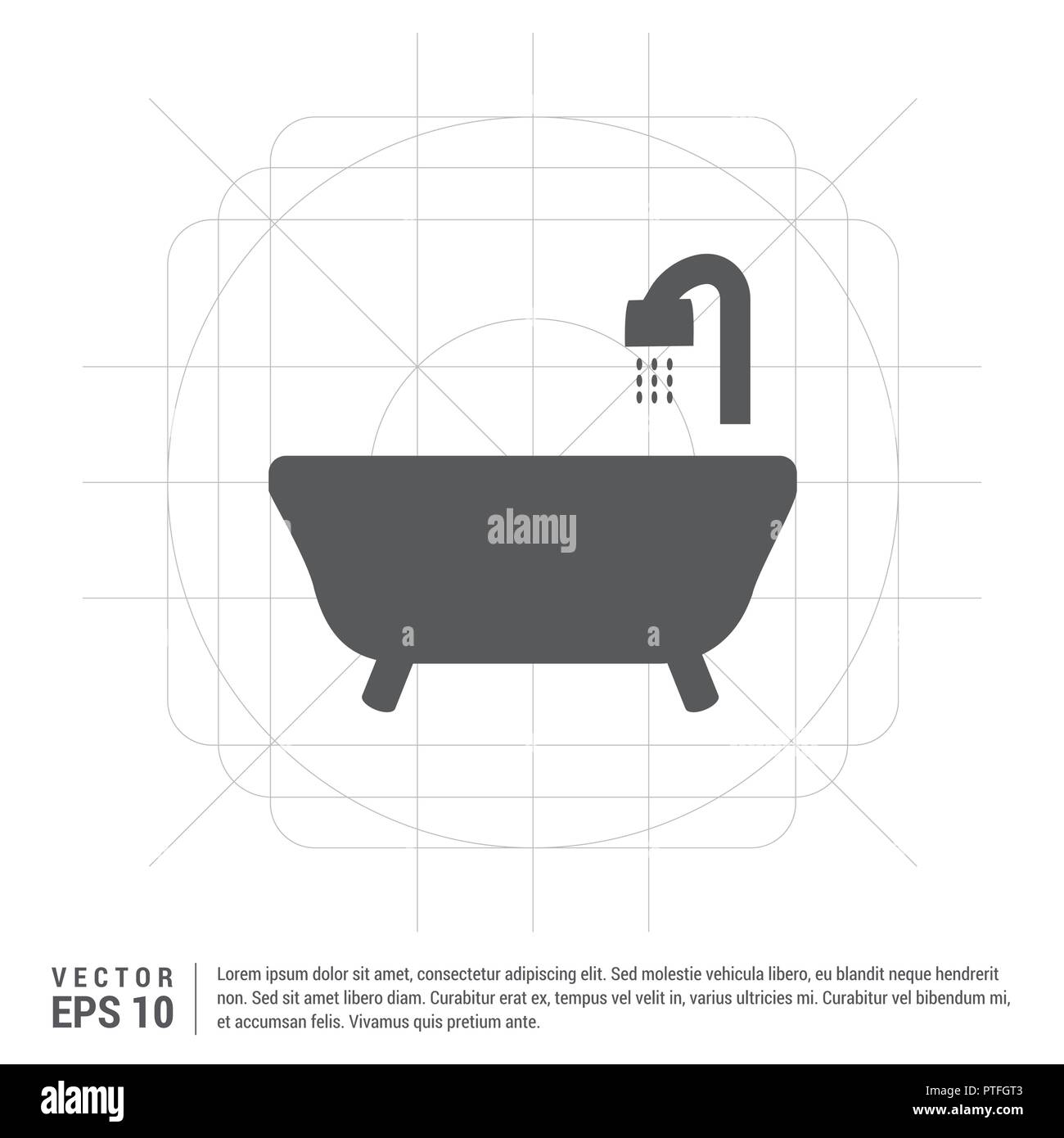 Bath Tub Icon Stock Vector Image & Art - Alamy