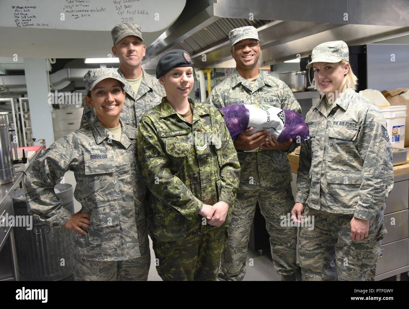 Oregon Air National Guardsmen assigned to the 142nd Fighter Wing Force ...