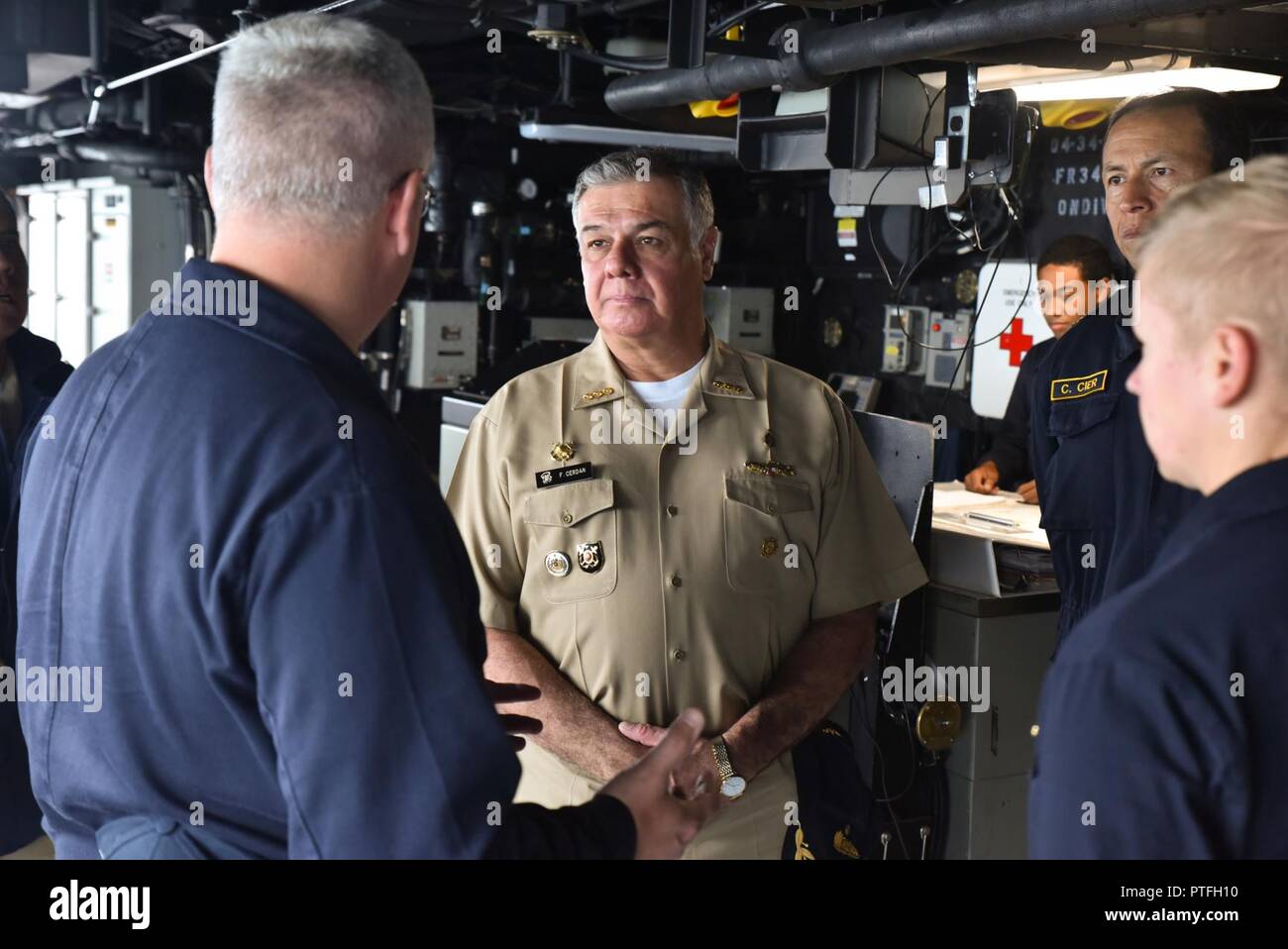 PACIFIC OCEAN - (Jul. 21, 2017) Peruvian Vice Admiral Fernando Raul ...