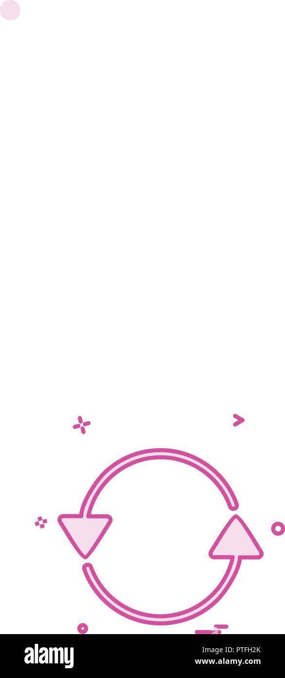 Reset icon design vector Stock Vector Image & Art - Alamy